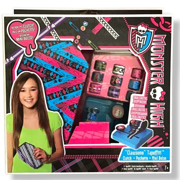 monster high | Bags | Monster High Clawsome Tapeffiti Clutch Design It ...